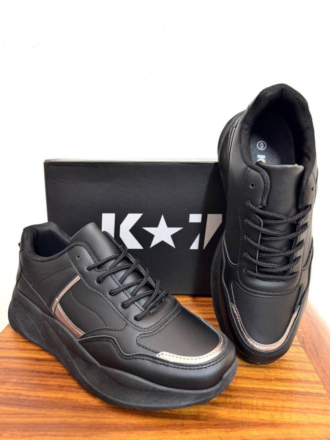 Ladies Sneaker: Kstar7 - ELEANOR , Black (#K7083L) – Smitty's Online