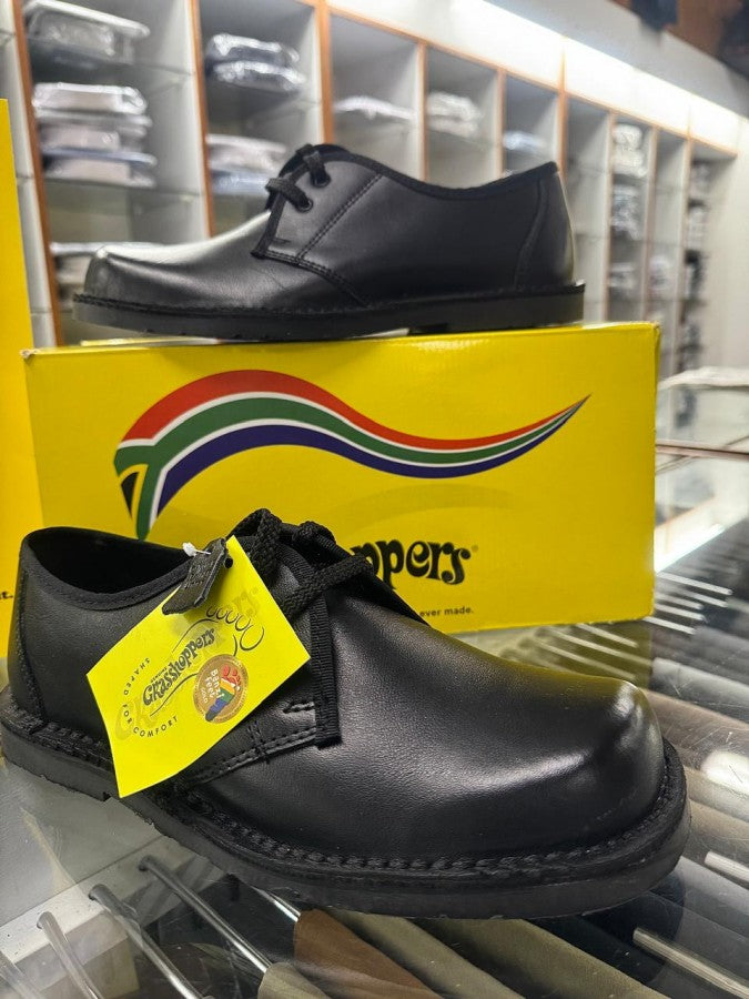 Unisex School Shoes: Grasshoppers - Trooper Black School Shoes - #Troo ...