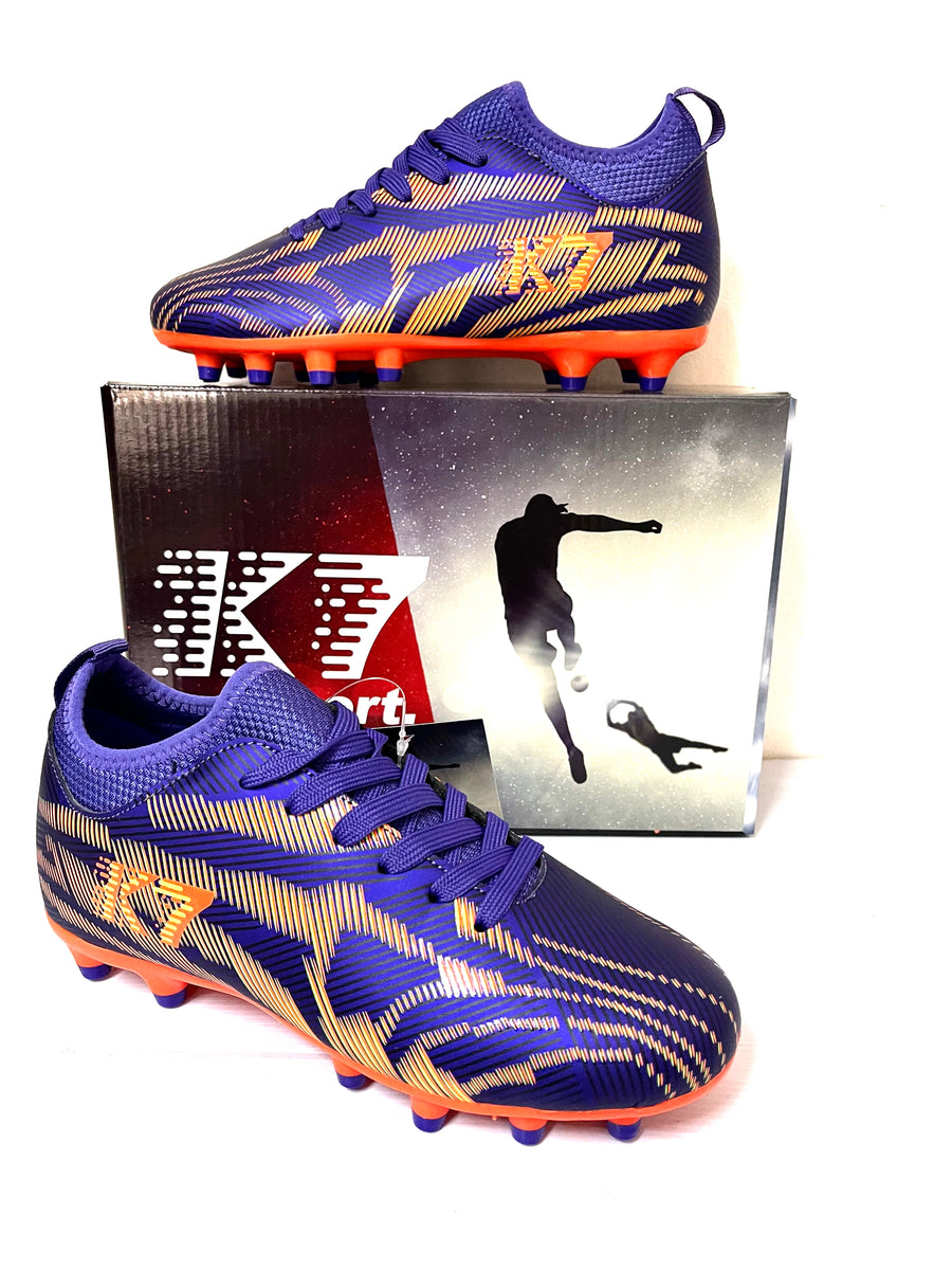 Youth Zico Sport Boots - K7 Sport - Purple and yellow – Smitty's Online