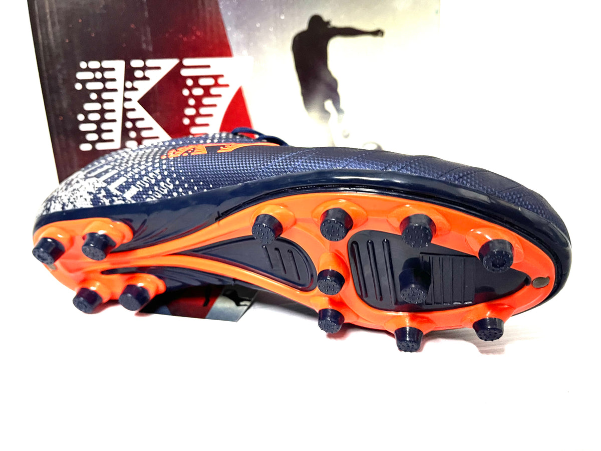Youth Sport Boots - K7 Sport - Navy and Orange Spurs – Smitty's Online