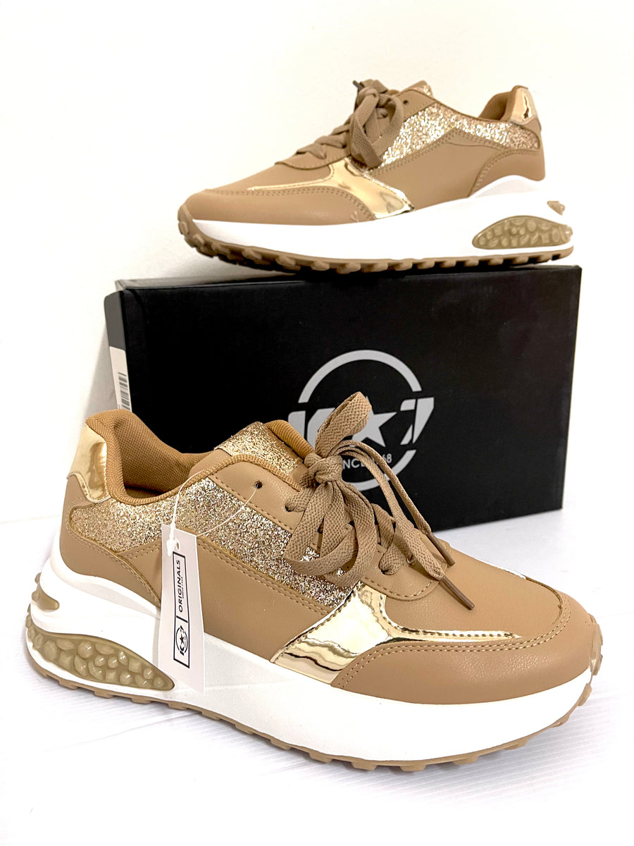 Original Ladies KStar7 Glamour Beige sneakers – Smitty's Online