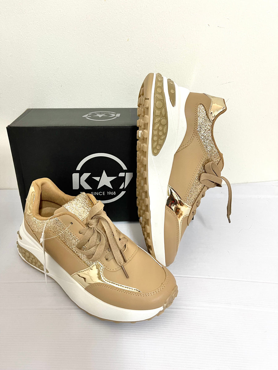 Original Ladies KStar7 Glamour Beige sneakers – Smitty's Online