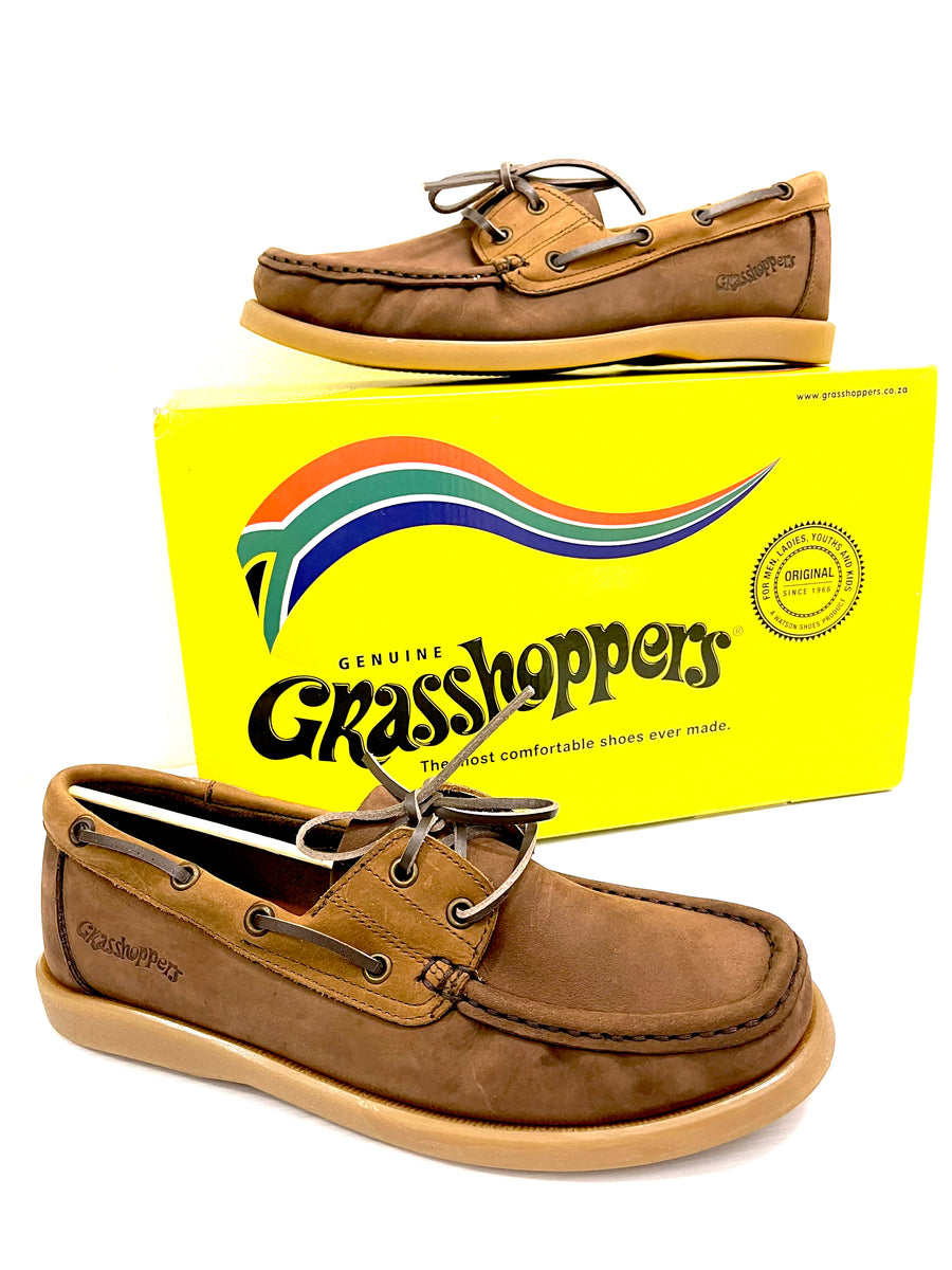Men's Grasshoppers - Sandiego - Josh Mocca/Dark Brown Moccasin shoes ...