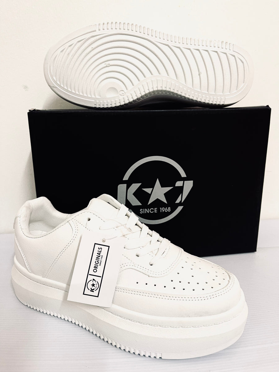 Ladies Kstar7 Lace-up Sneaker - Isabella White - Mono Shoes - Smitty's ...