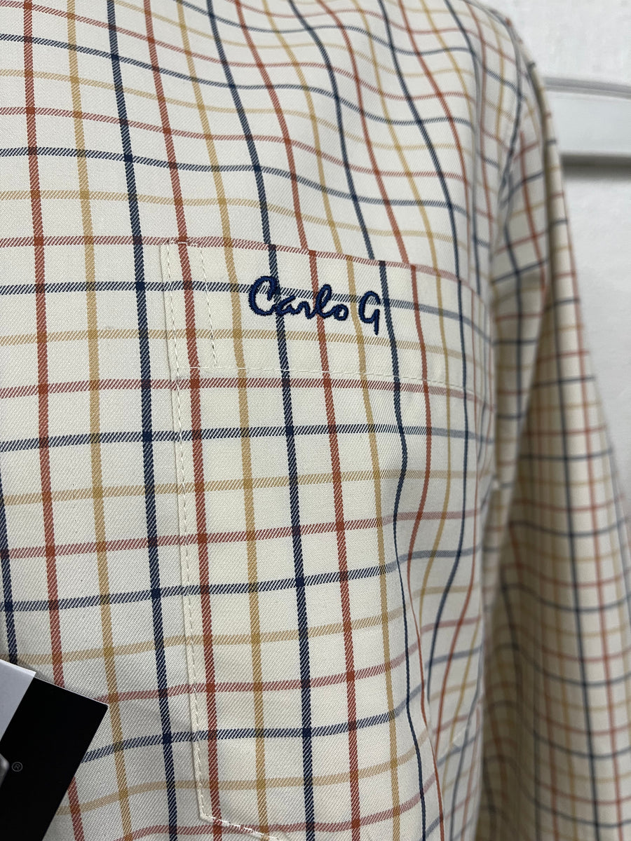 Men's Dress Shirt: Carlo Galucci Classics Fit - Tailored BD Long-Sleev ...