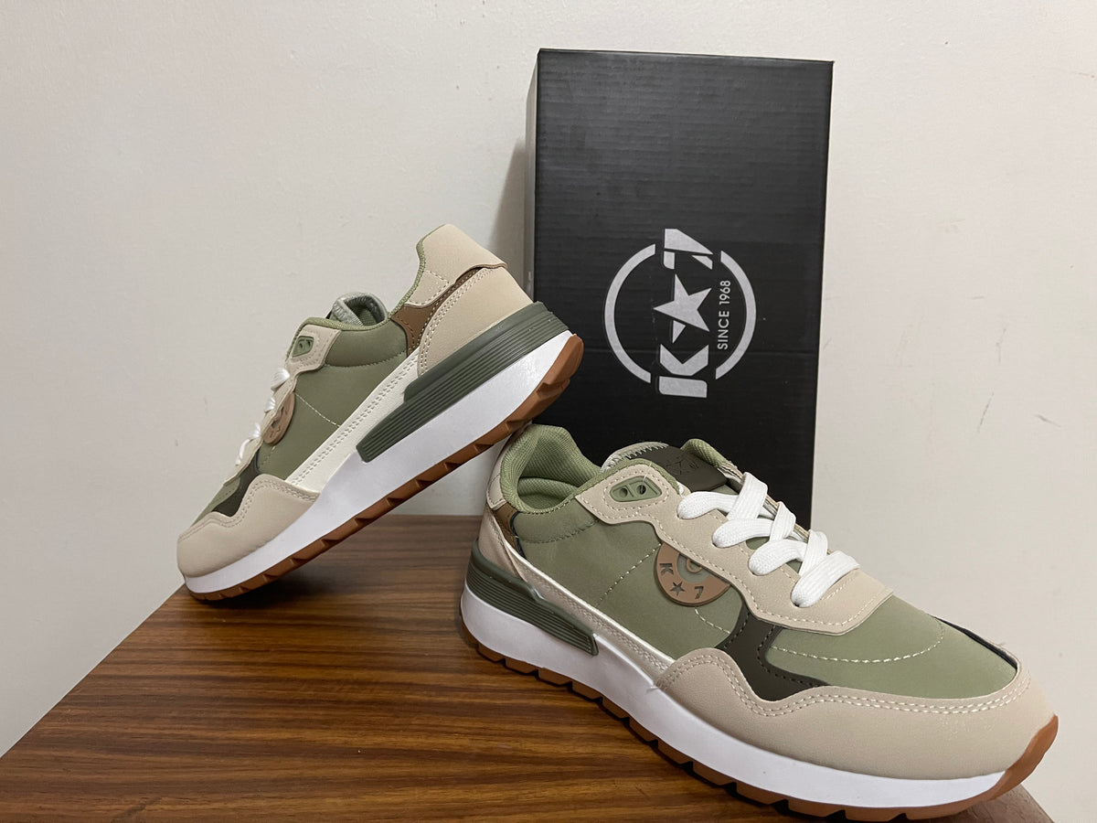 Original Ladies KStar7 Alicio sneakers in Olive Green – Smitty's Online