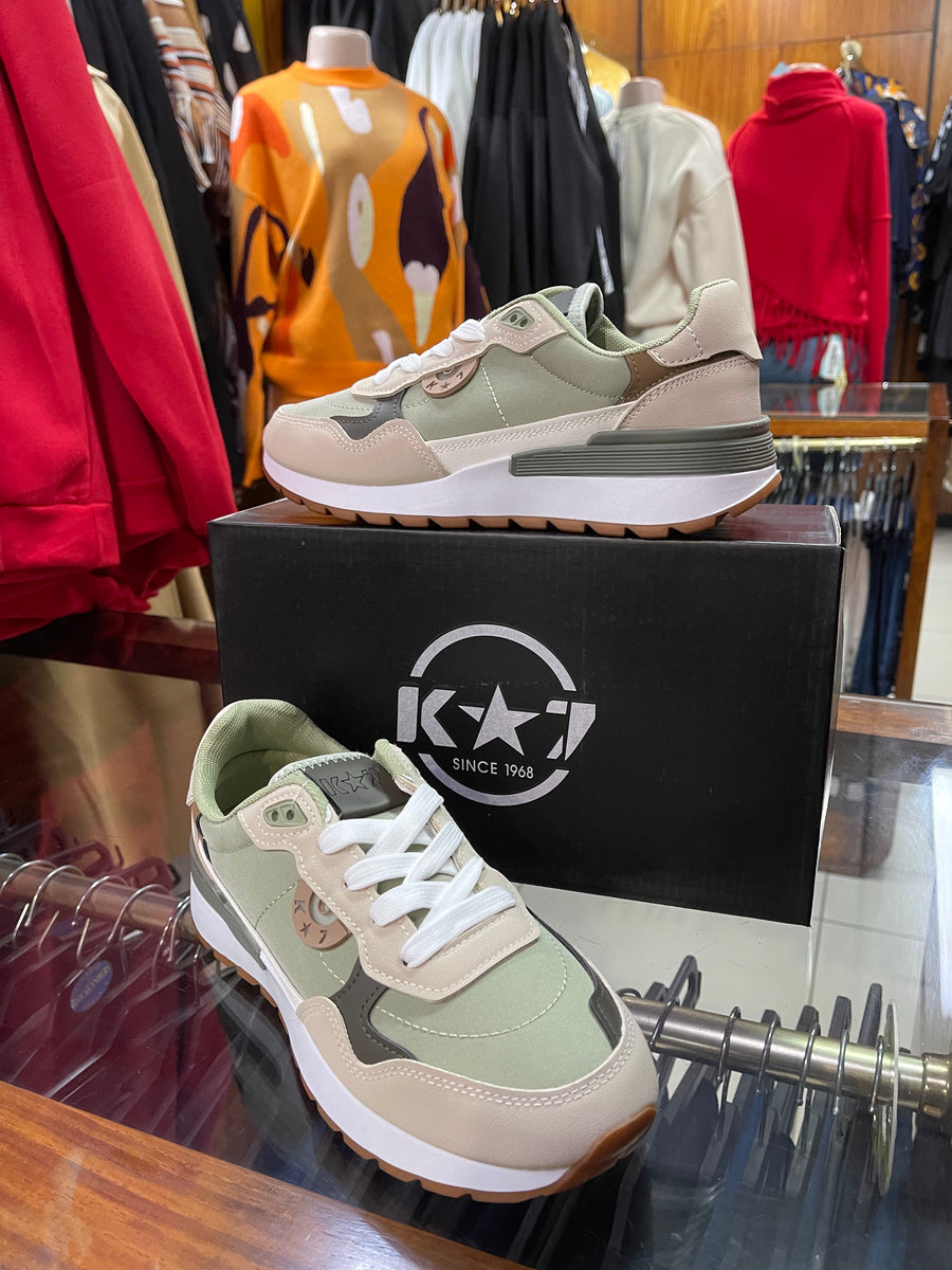 Original Ladies KStar7 Alicio sneakers in Olive Green – Smitty's Online
