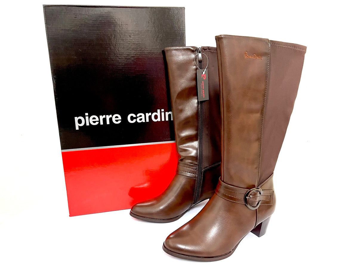 Pierre Cardin - Ladies Winter Genuine Leather Boot Carmella Brown ...