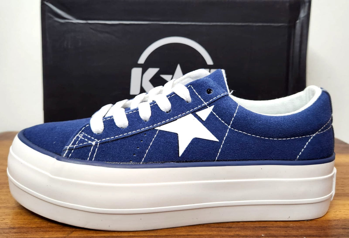 Kstar7 Ladies Sneaker: Snatched Suede in Navy – Smitty's Online